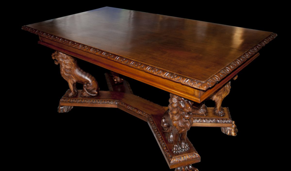 Carved Table - The WoodKeeper